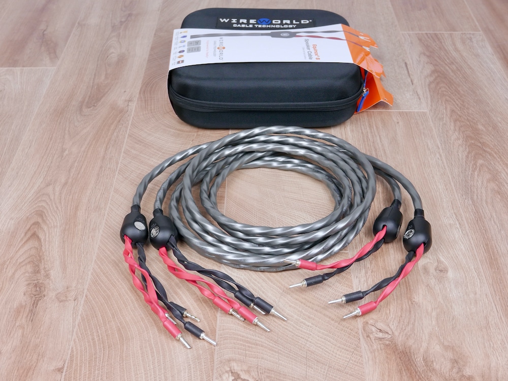 Wireworld Equinox 8 bi-wired audio speaker cables 3,0 metre - Contrado Audio
