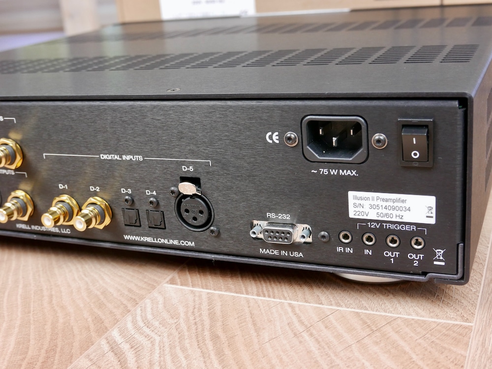Krell Illusion II highend audio Preamplifier DAC D/A-converter ...