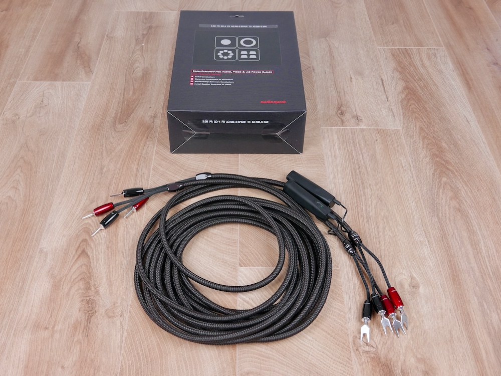 AudioQuest GO-4 audio speaker cables 5,0 metre - Contrado Audio