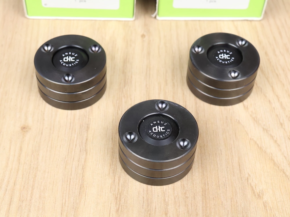 Ansuz Acoustics Darkz D-TC highend audio Resonance Control tuning feet ...