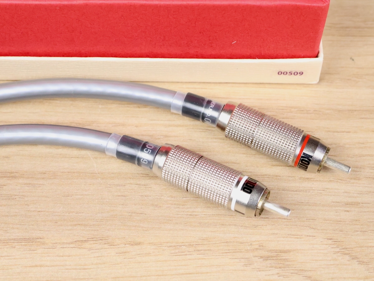 Kondo (Audio Note) KSL-VzII highend silver audio interconnects RCA 1,0 ...