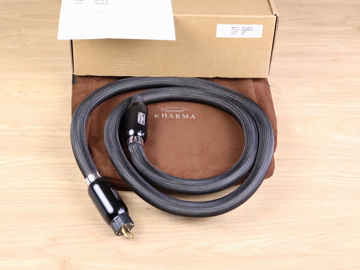 Kharma Grand Reference highend silver audio power cable 2,0 metre ...